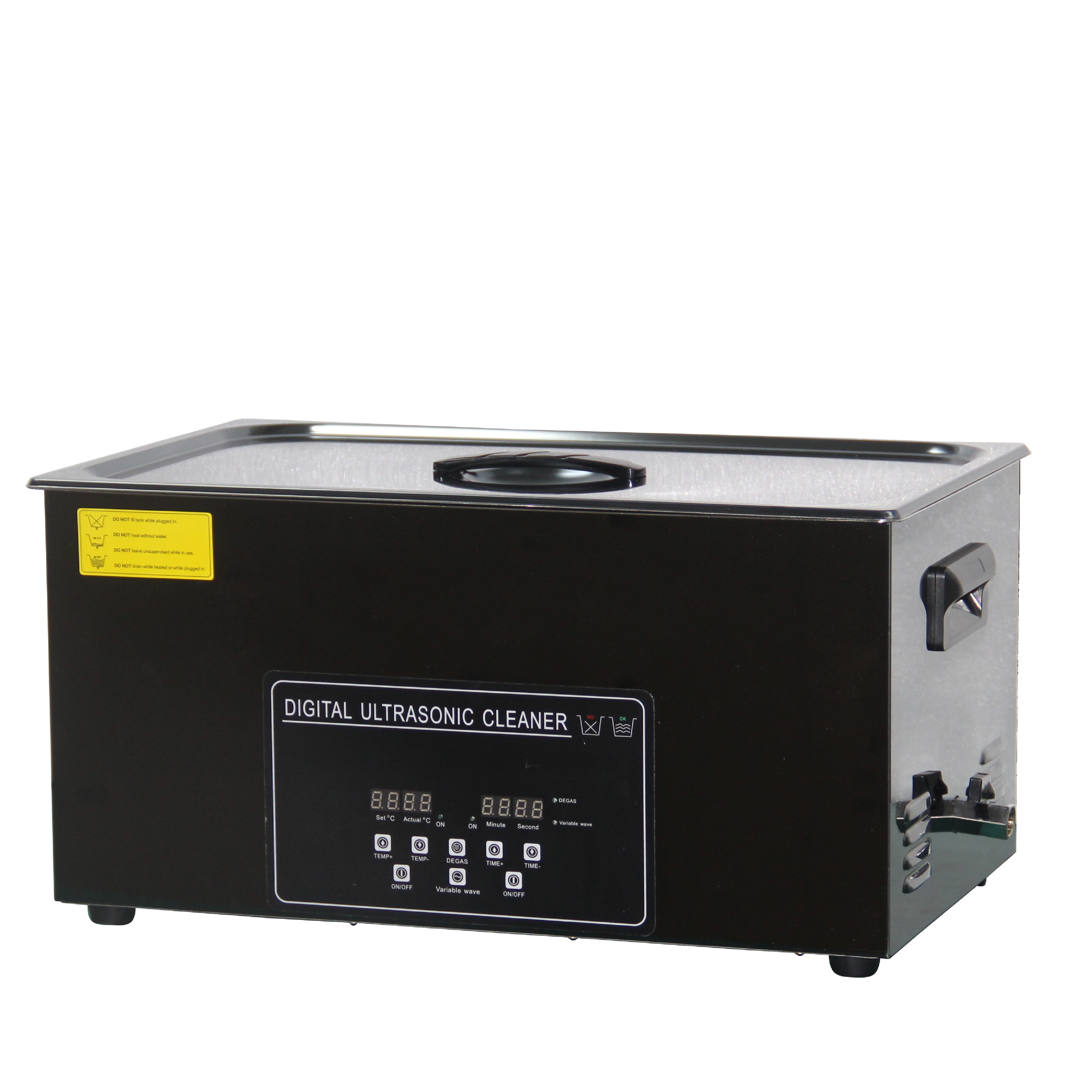 Black Titanium Digital Ultrasonic Cleaning Machine 30L Multifunctional ...